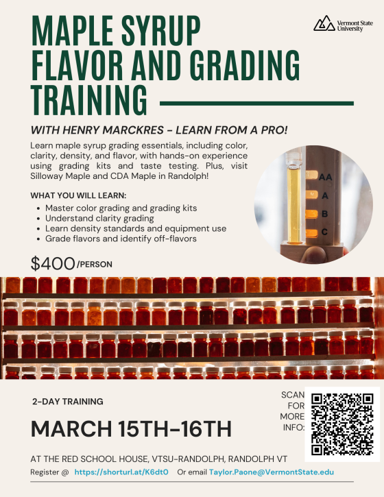 Maple Flavor and Grading Training | VT Farm to Plate